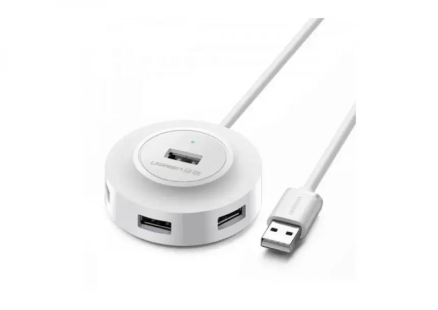 UGREEN USB HUB 1/4 1m Beli CR106 2.0