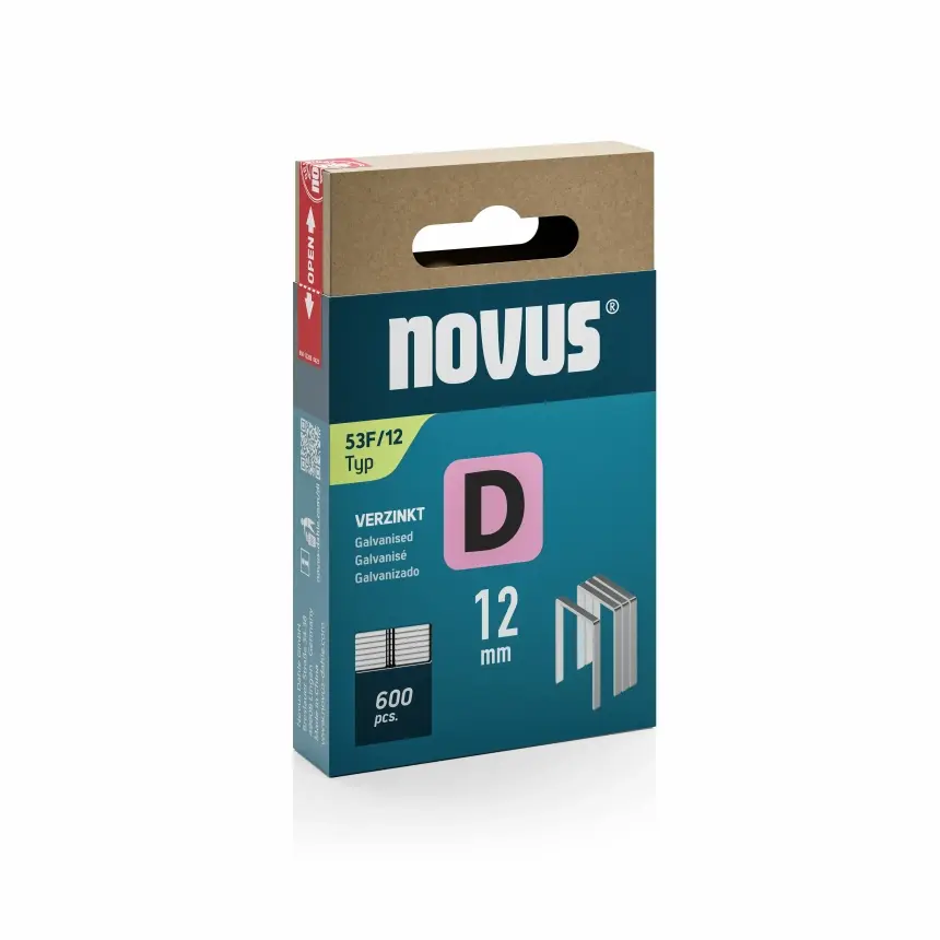 Klamerice Novus 53/12 tip D, 1/600 Novus