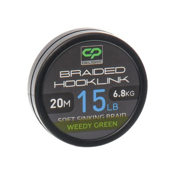 Predvez Carp Pro Delight Hook Link Weedy Green Sinking 25lb 20m (CP4510-025)