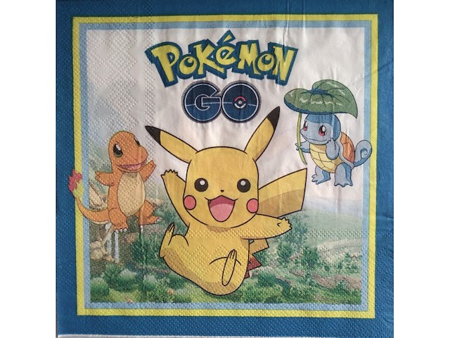 Salveta DM_181 - 33x33cm Dečiji motivi Pokemon