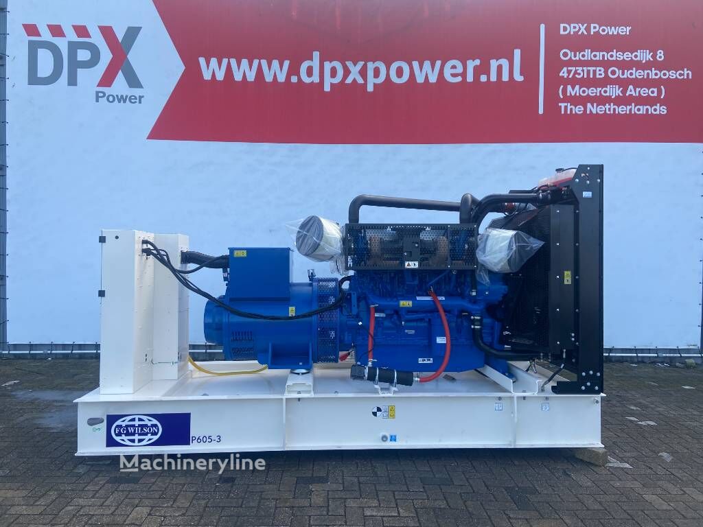 Novi FG Wilson P605-3 - 605 kVA Open Genset - DPX-16021-O diesel generator