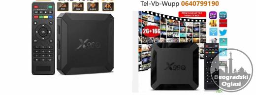 Android TV boks M98 preko 2000 besplatnih kanala