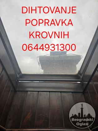 Dihtovanje krovnog prozora