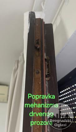 Zamena mehanizna vrata prozora ručki