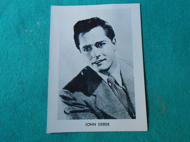 JOHN DEREK-FOTO-SLIČICA- 6 X 9.cm