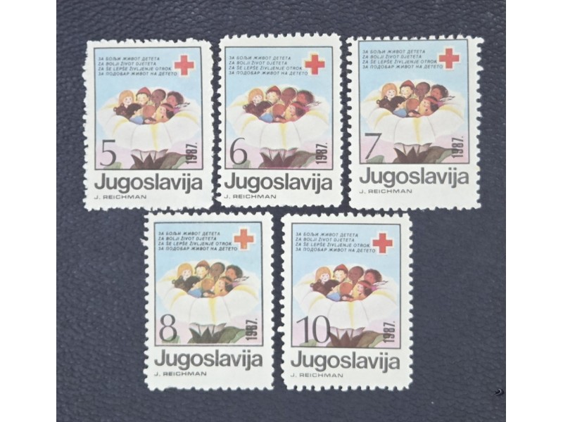 Jugoslavija 1987., Crveni krst, lot