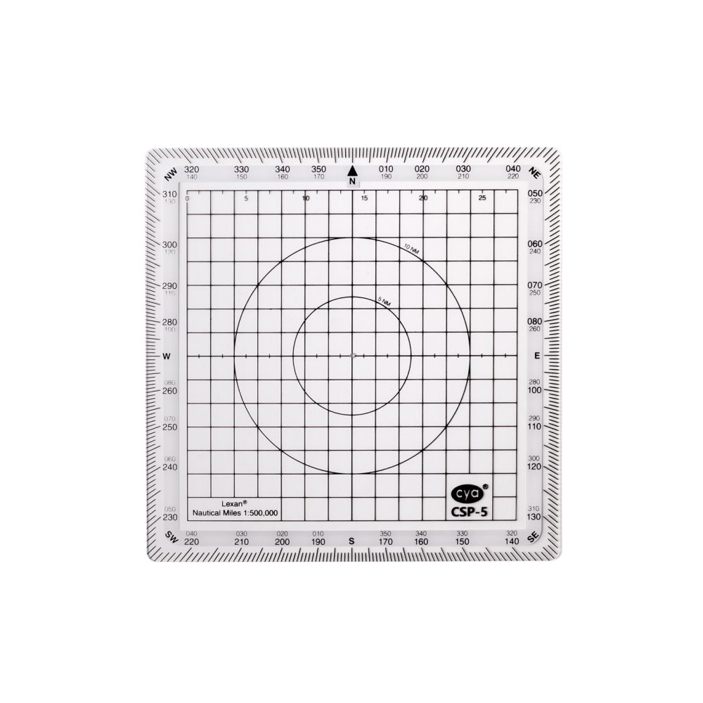 CYA - CSP-5 - Square Aviation Protractor