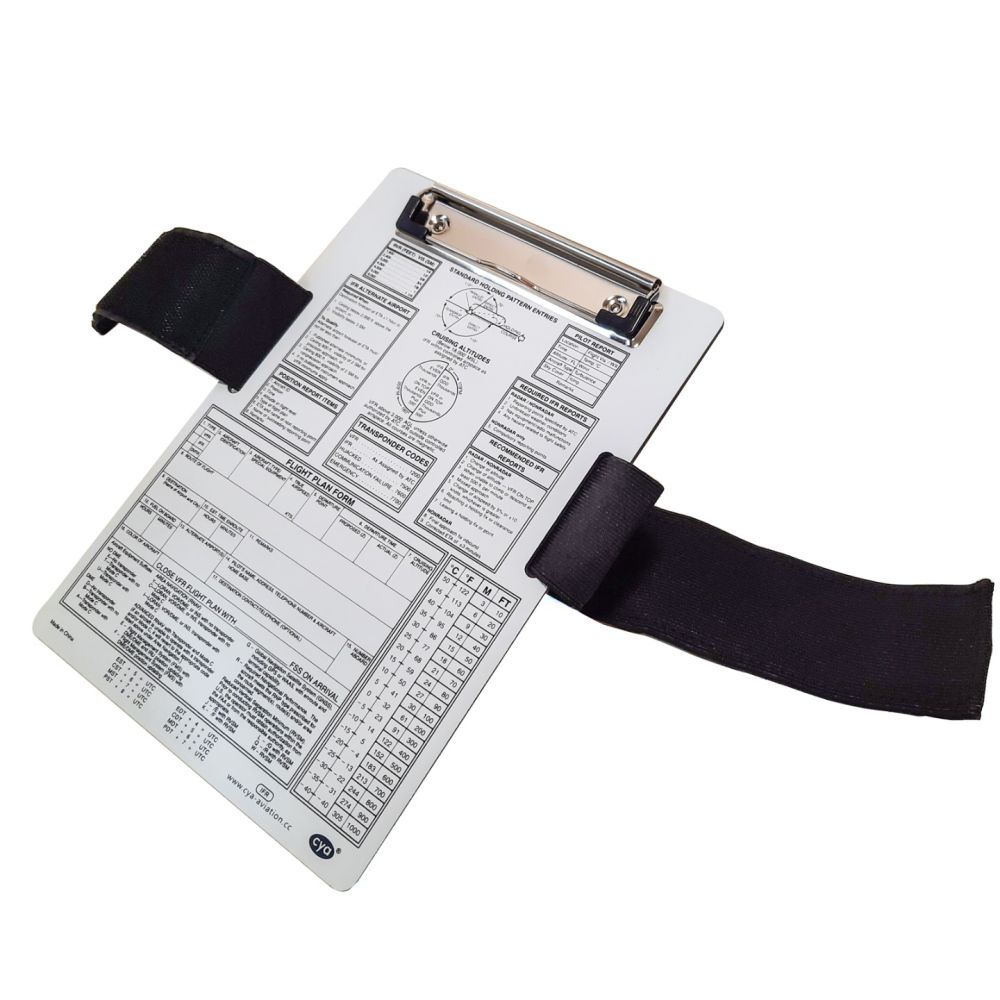CYA - Pilot Kneeboard IFR with elastic strap
