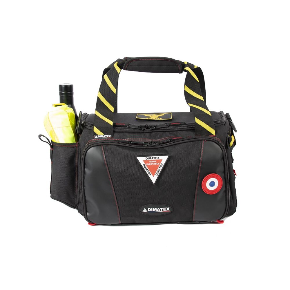 DIMATEX - Pilot Flight Bag - COCKPIT - Aero Black/Red