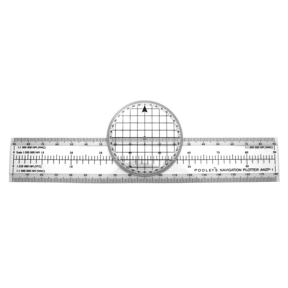 Pooleys - ANZP-1 - Plotter With Rotating Protractor