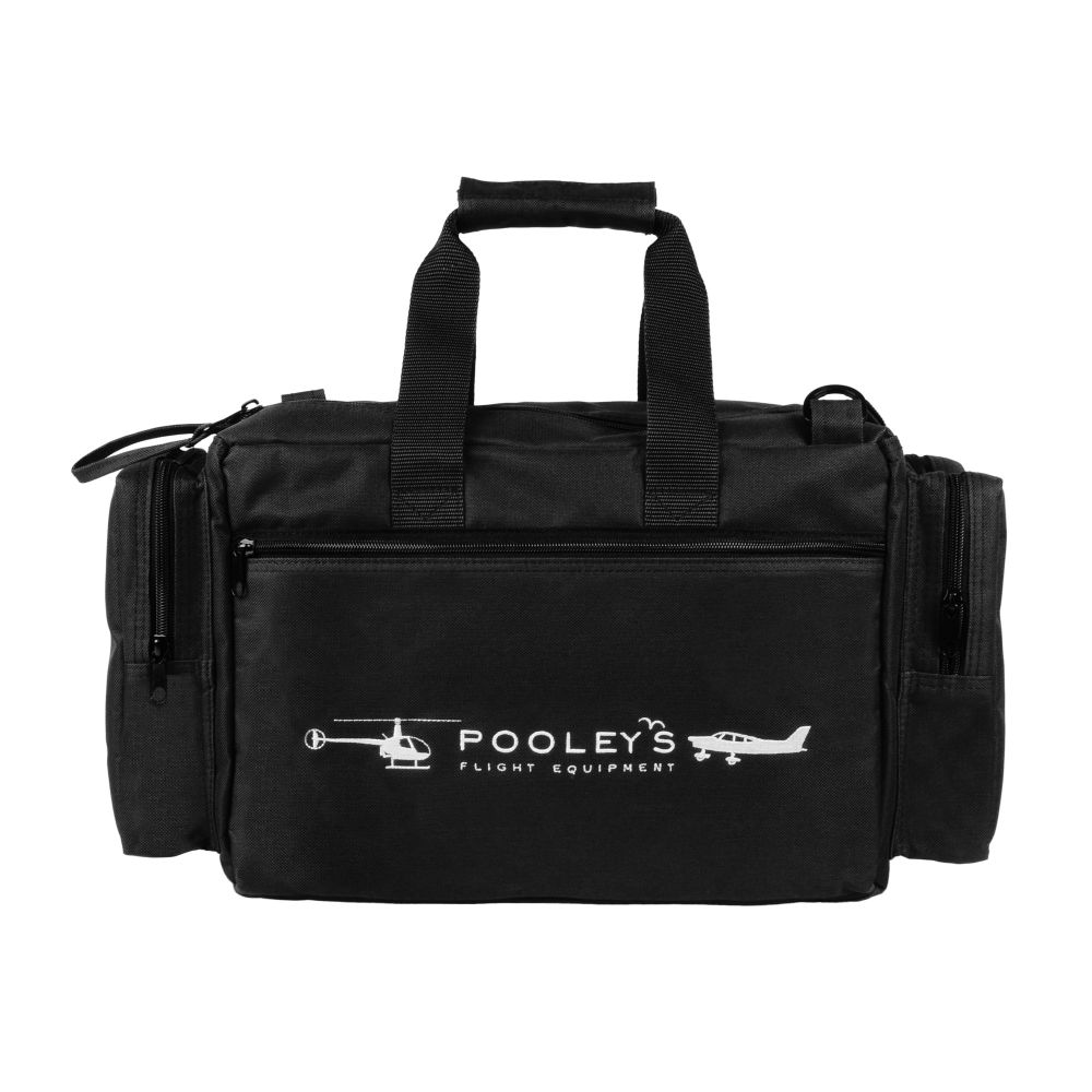 Pooleys - FC-8 - Pilot Flight Bag - Black