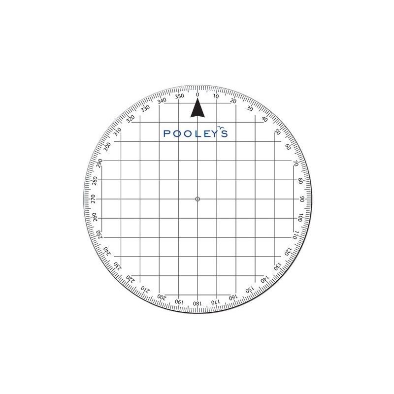 Pooleys - PP-3 - Round Protractor