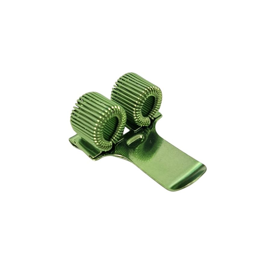 Pooleys - XSC020 - Double Pen and Pencil Clip - Green