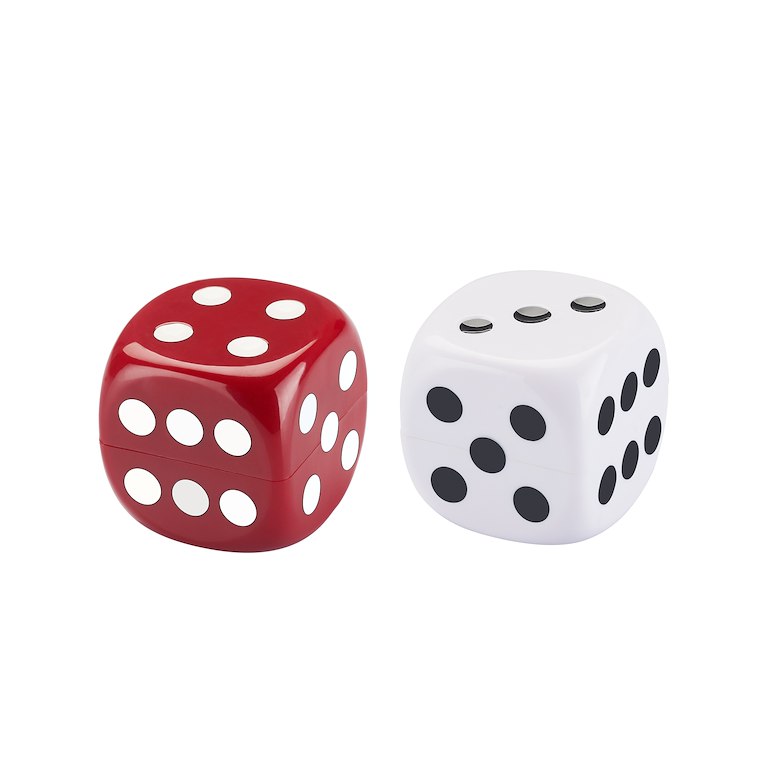 CHAMP HIGH – plastična mrvilica CASINO DICE 48mm