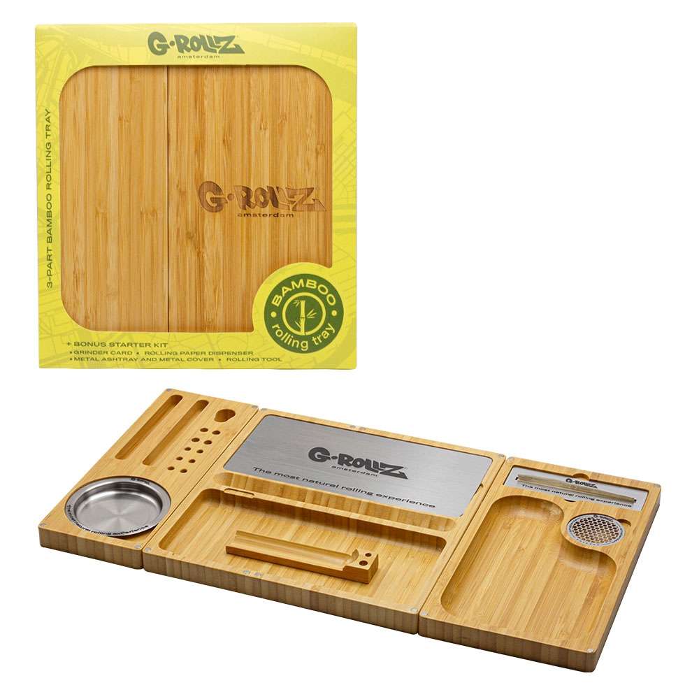 G-ROLLZ | Deluxe Bamboo Tray – tri dela 26x49cm