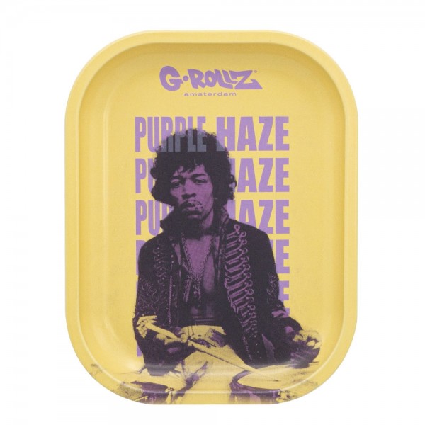 G-ROLLZ |Radio days ‘Purple Haze’ Small Tray 14×18 cm – yellow