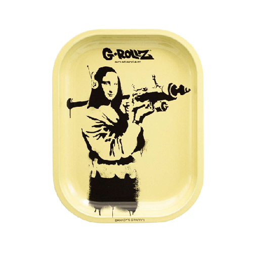 G-ROLLZ | Banksy’s ‘Mona Launcher’ Small Tray 14×18 cm