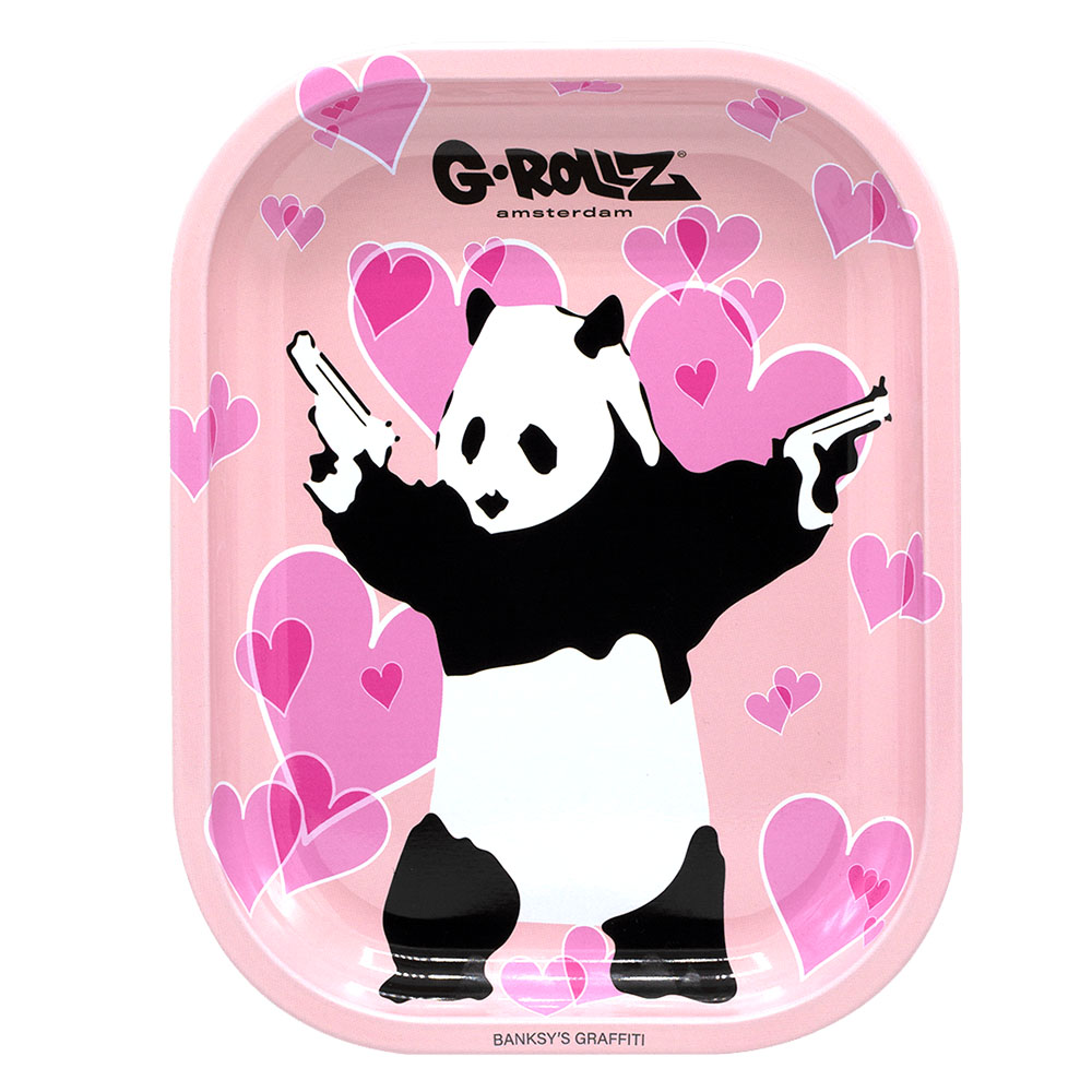 G-ROLLZ | Banksy’s ‘Panda Gunnin’ Small Tray 14×18 cm