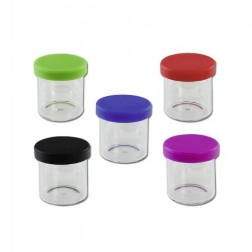 Glass JAR – COLOR sil.lid – 20ml
