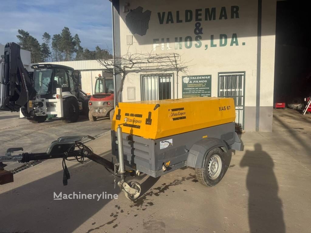 Atlas Copco XAS 67 mobilni kompresor
