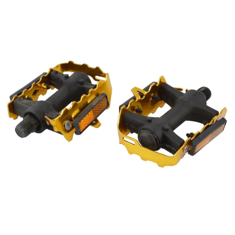 PEDALA ALU/PVC ŽUTA 9/16" 105/92x80 mm
