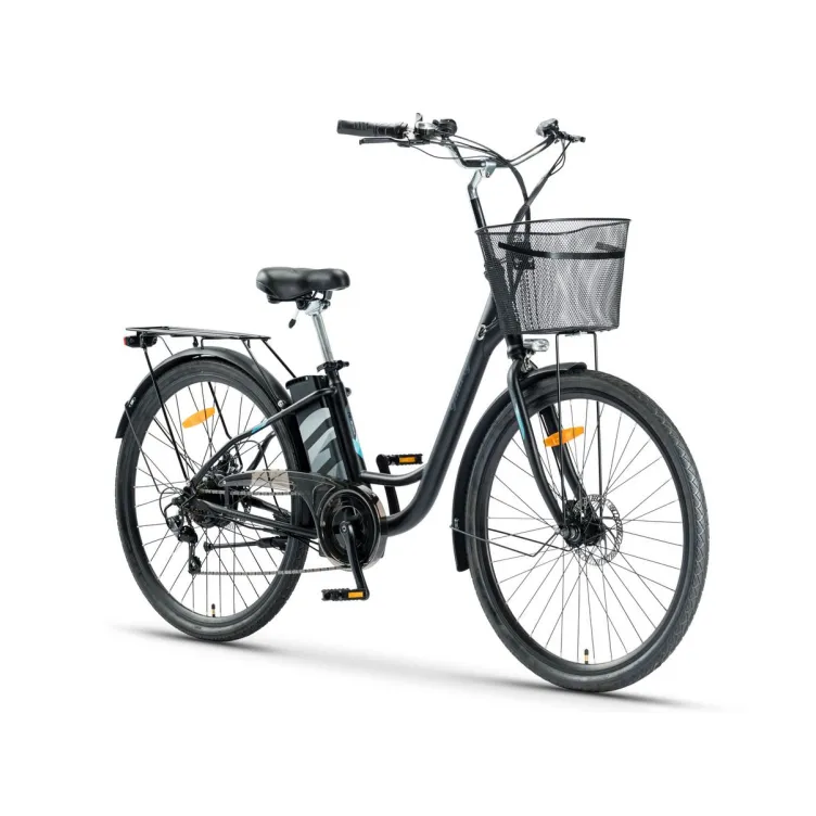 Električni bicikl 28" BARCELONA (250W 36V/10.4Ah lithium) crna MAT