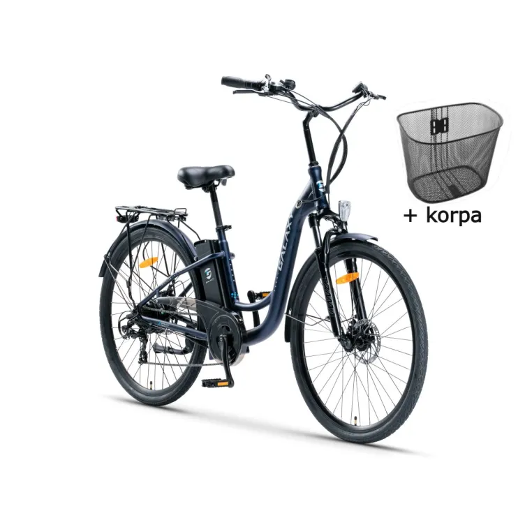 Električni bicikl 28" VALENCIA (250W 36V/10.4Ah lithium) plava MAT