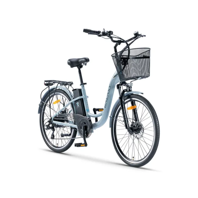 Električni bicikl 26" VALENCIA (250W 36V/10.4Ah lithium) siva