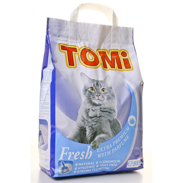 TOMI Ultra Premium posip za mačke i glodare borovina 5L