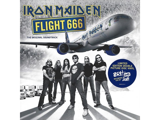 PD-2LP IRON MAIDEN - Flight 666 (2009) PERFEKTNA