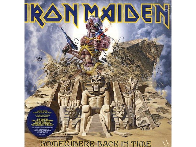 PD-2LP IRON MAIDEN - Somewhere Back In Time (2008) NOV