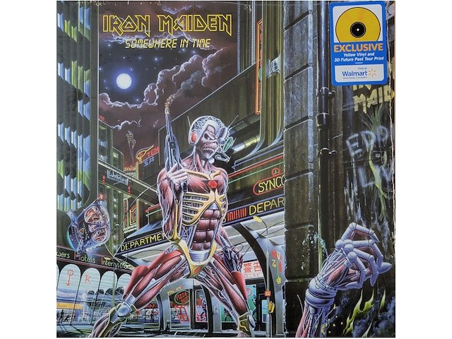 LP IRON MAIDEN - Somewhere (2024) USA, ŽUTI VINIL, NOV