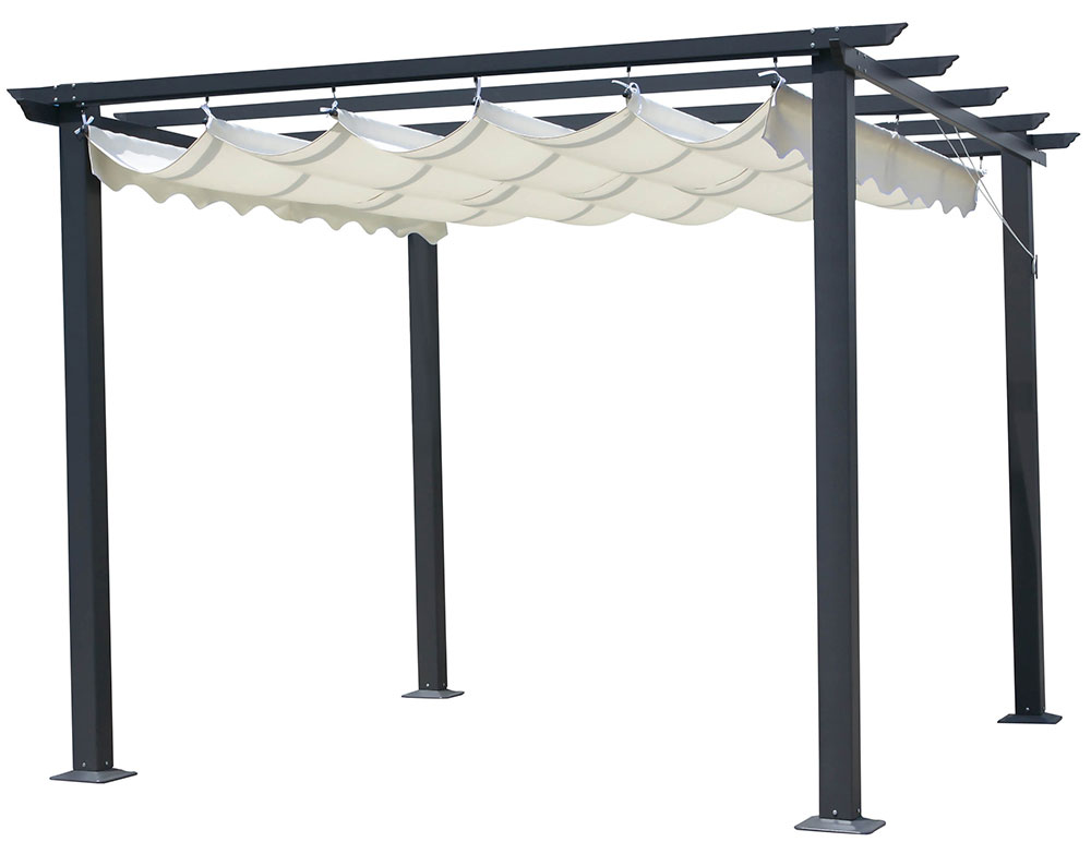 Pergola Senik Sa Pokretnim Krovom Alices Garden 3x3 m
