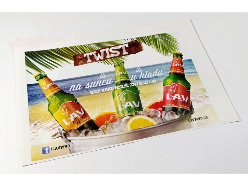 Lav Twist pivo (Reklama)