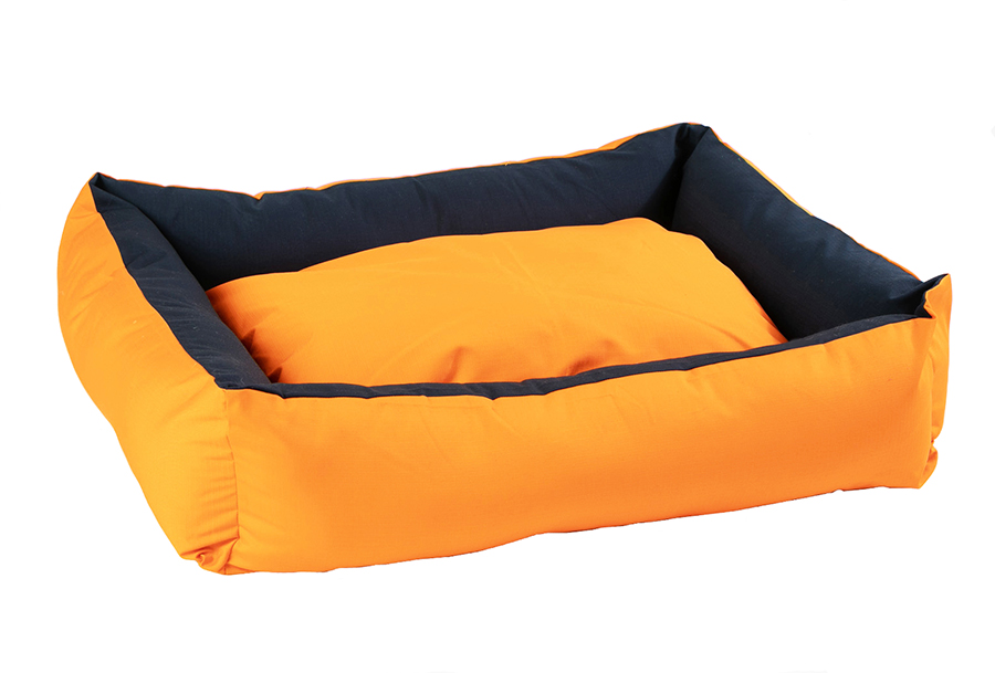 Krevet za psa Square Orange-Navy 105cm Pet Line 63-6
