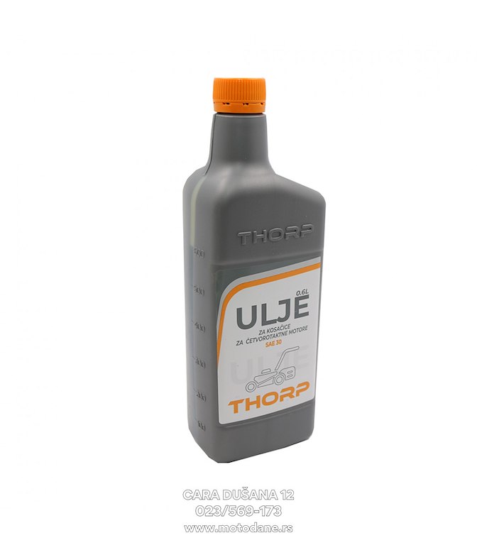 Ulje za kosilice 0.6l THORP SAE30
Ulje za kosilice