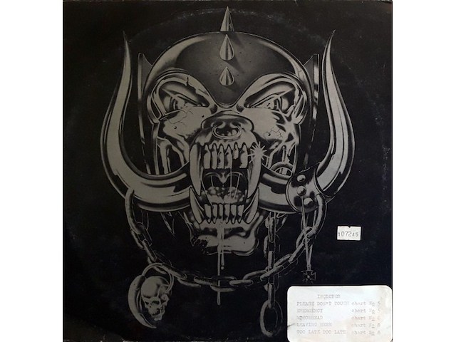 2LP*: MOTORHEAD - NO REMORSE (1985) ploče MINT