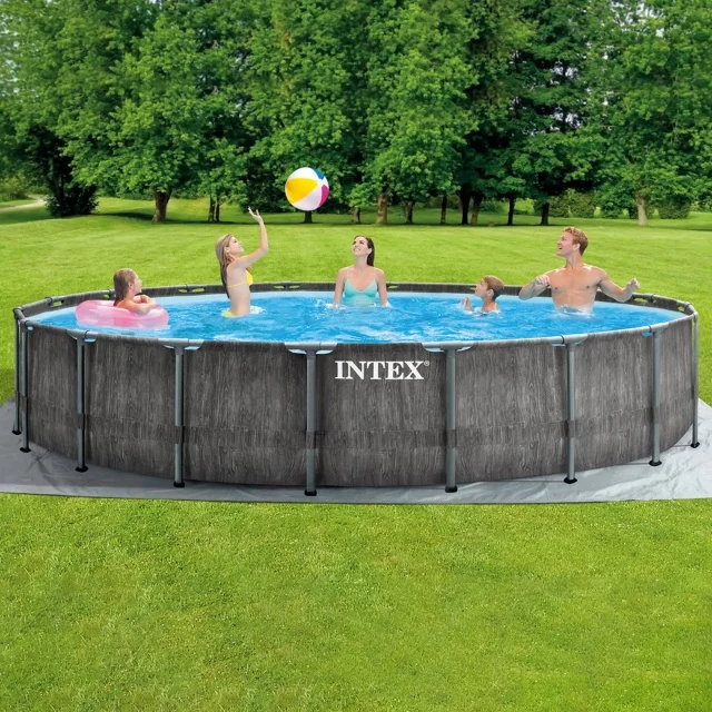 Intex Greywood Prism Frame Swimming Pool 549x122cm ( 26744 )