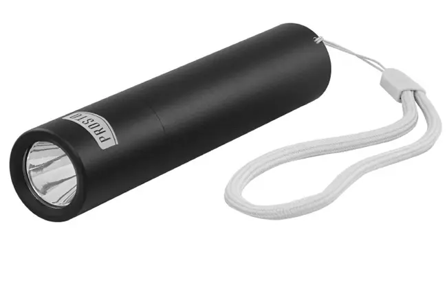 Punjiva baterijska LED lampa sa metalnim kućištem PL4051A/BK