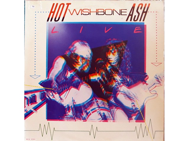 LP*: WISHBONE ASH - HOT ASH LIVE (NORWAY 1982) ODLIČNA