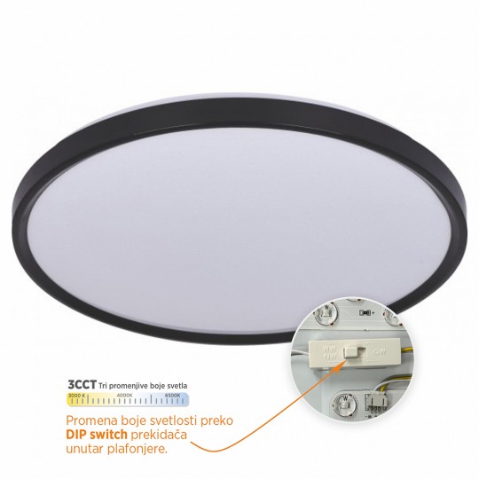 PLAFONJERA LED M205427-CCT 24W/CCT FI 380 MITEA 650352
