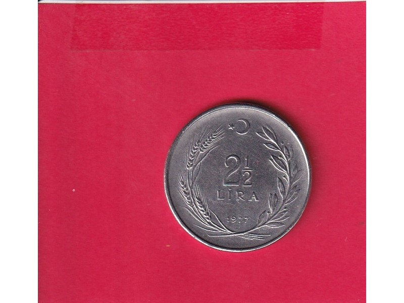 turska 1977 2,5 lir.