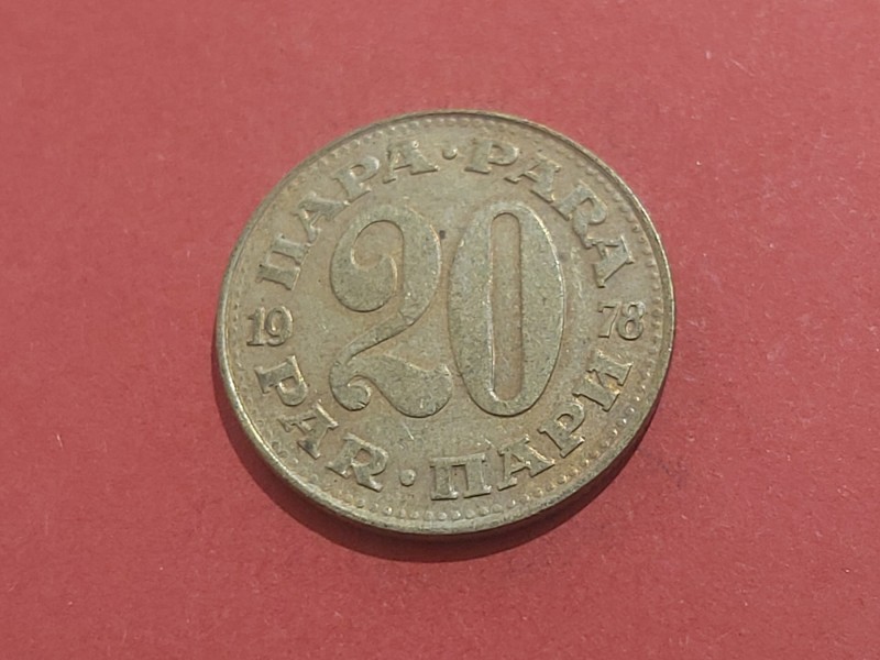 SFRJ - 20 para 1978 god