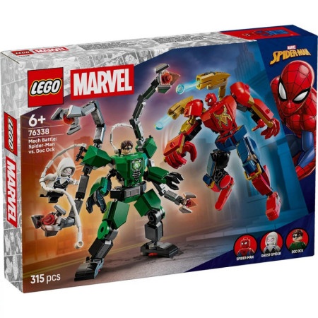 Lego super heroes marvel mech battle spiderman vs enemy ( LE76338 )