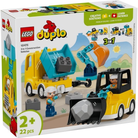 Lego duplo 3 in 1 construction vehicles ( LE10475 )