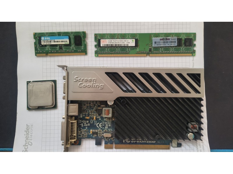 Starije PC komponente, Graficka, Procesor, Ram memorije