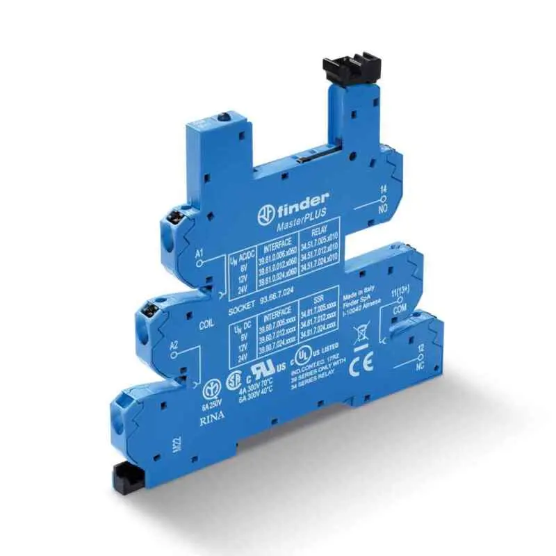Postolje za slim relej 24VDC 93.66.7.024