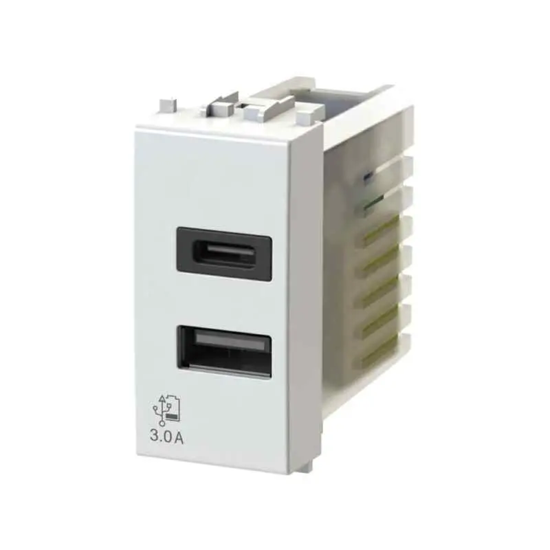 Uticnica USB CA 20W Vimar Arke bela 4B.V19B.USB.30