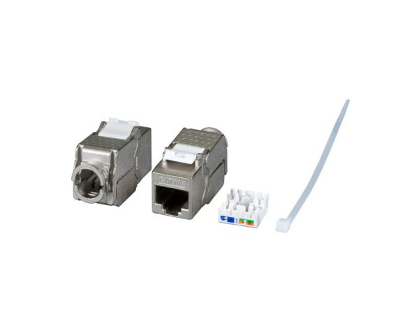MAXPRO LINE Modul RJ45 Cat6a metalni,500MHz-10GbE FA-2620KSF-8-C6A
