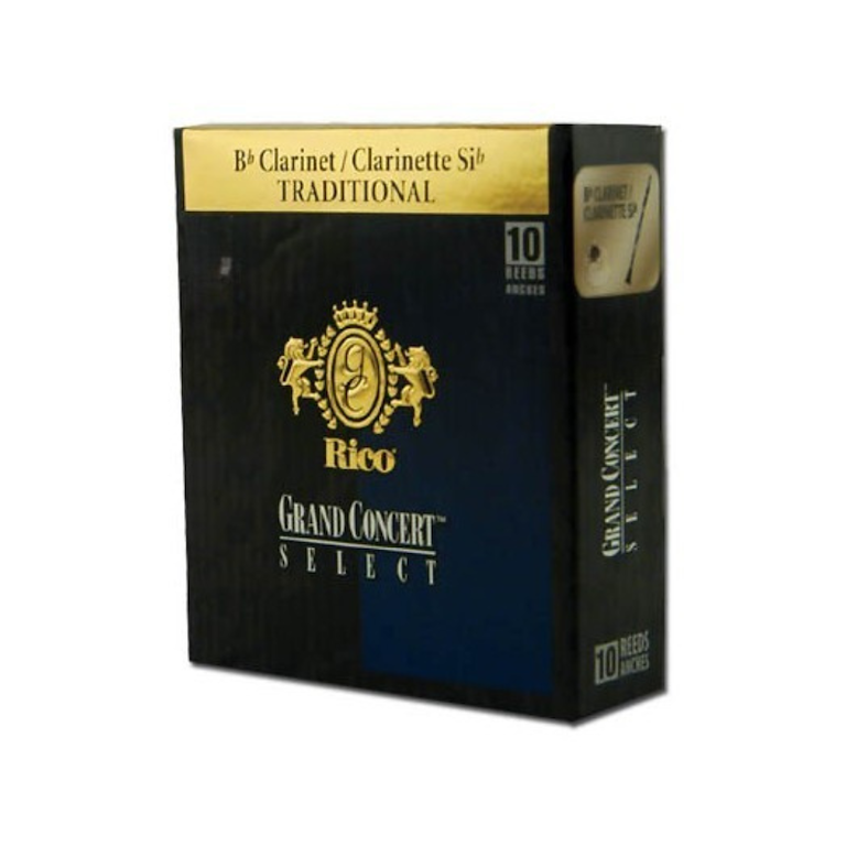 Rico Reeds RGC10BCL250 Grand Concert Select BB Clarinet #2.5